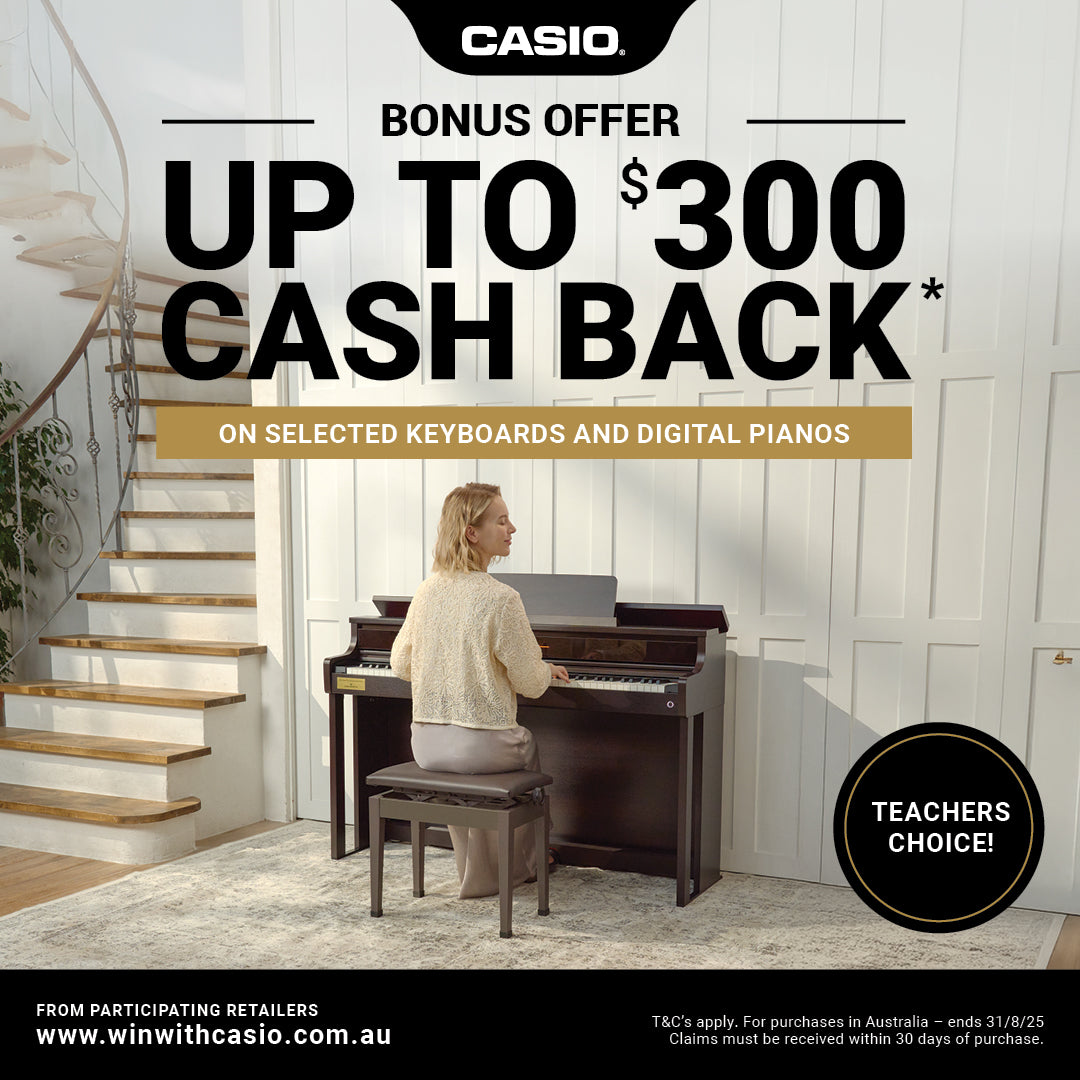 Casio Cashback 2025 – Music Corner